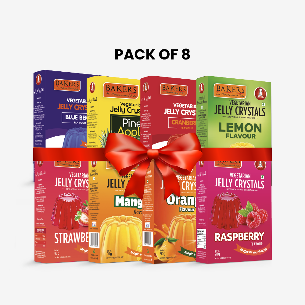 BAKERS Jelly Crystals Pack of 8 (90 gm ) – Pluugin Store